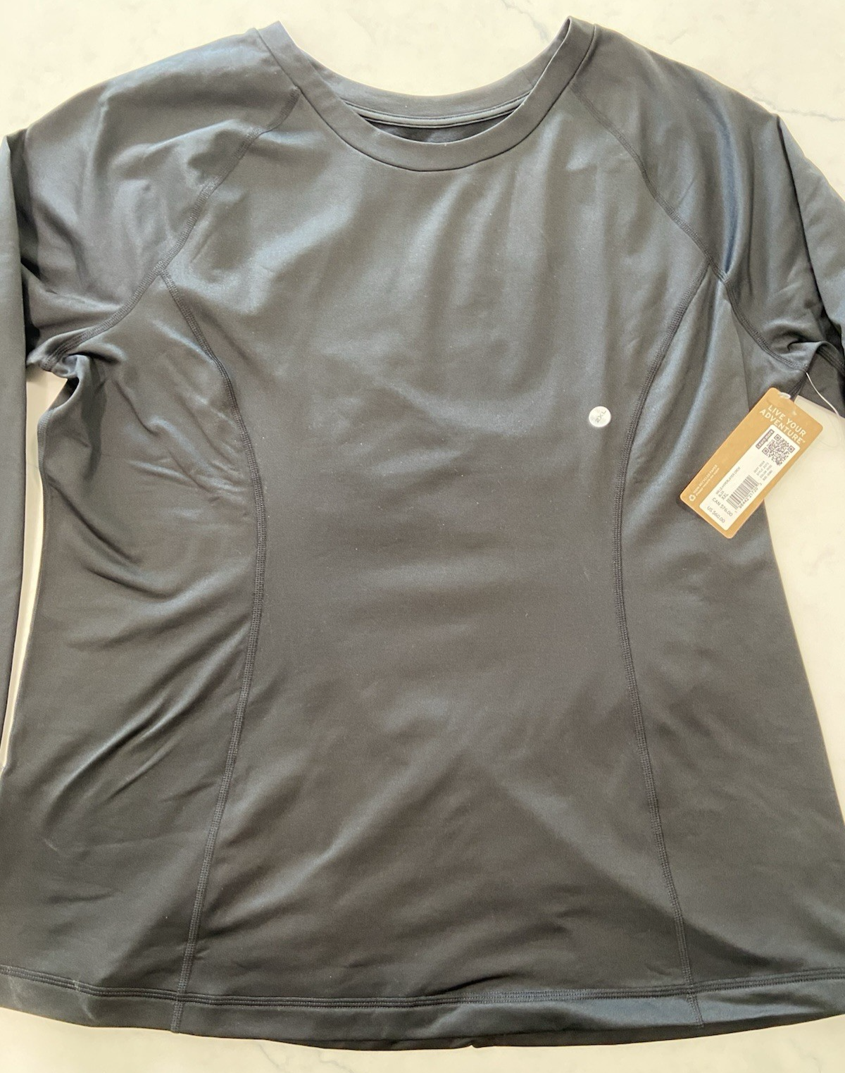 Eddie Bauer Women's XXL Hyperlayer Long-Sleeve Crew NWT Black | eBay