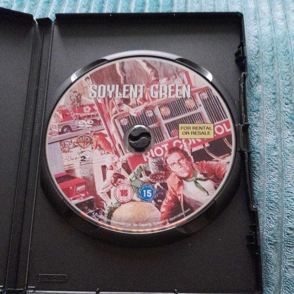 SOYLENT GREEN - DVD. 1973 Sci-Fi. Nightmarish Dystopian Vision of the ...