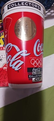 vintage 1996 Atlanta Olympics USA COKE Plastic Tumbler Cup Coca-Cola ...