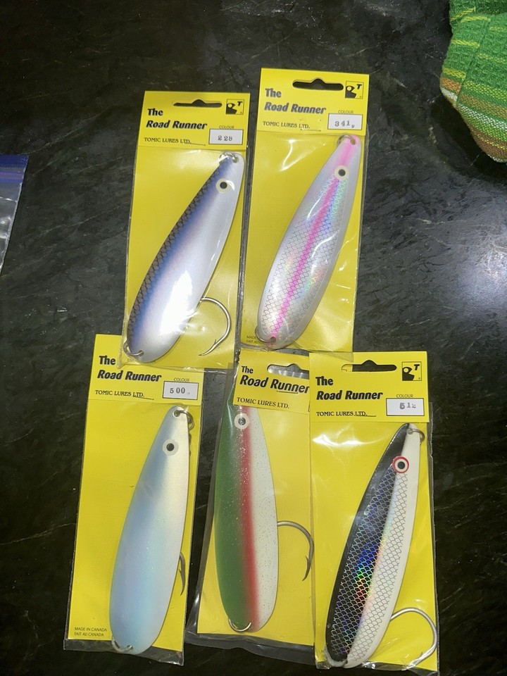 Tomic No.6 Road Runner Commercial Salmon Spoons N.I.B #165 | eBay