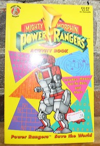 Honey Bear Books Mighty Morphin Power Rangers Activity Book Save the ...