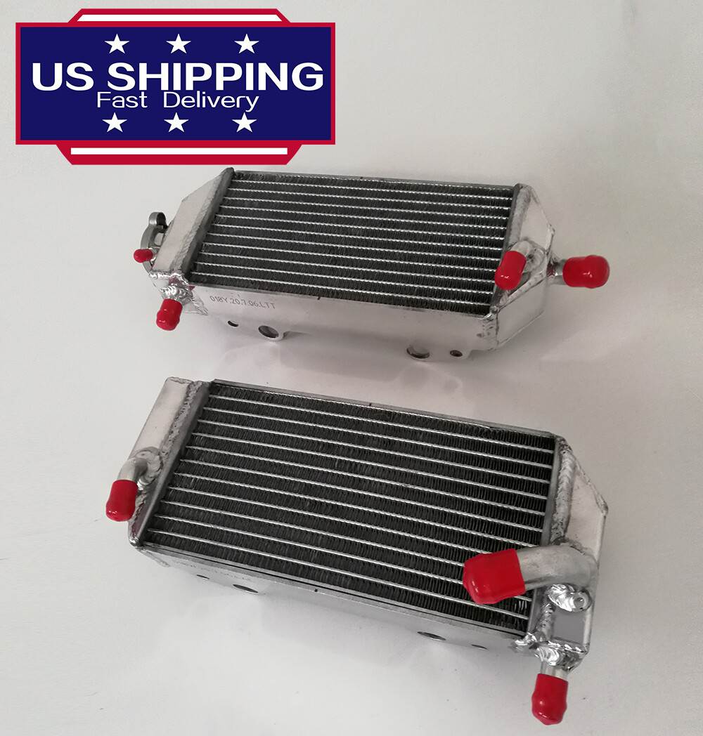 R&L Radiator Fit 2001-2008 Suzuki RM125 RM 125 2002 2003 2004 2007 2006 ...