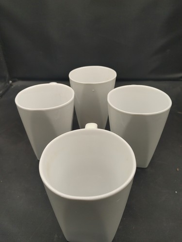 Lot Of Four Porcelain White Food Network Coffee Mugs | eBay