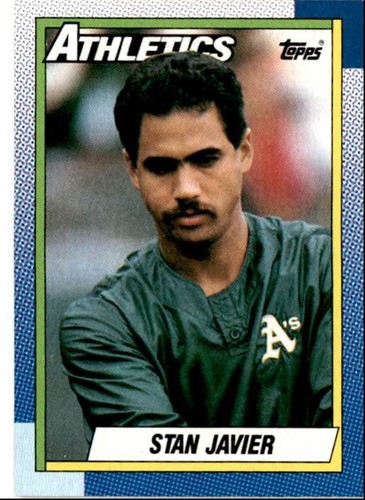 1990 Topps Baseball Cards Stan Javier Oakland Athletics #102 | eBay