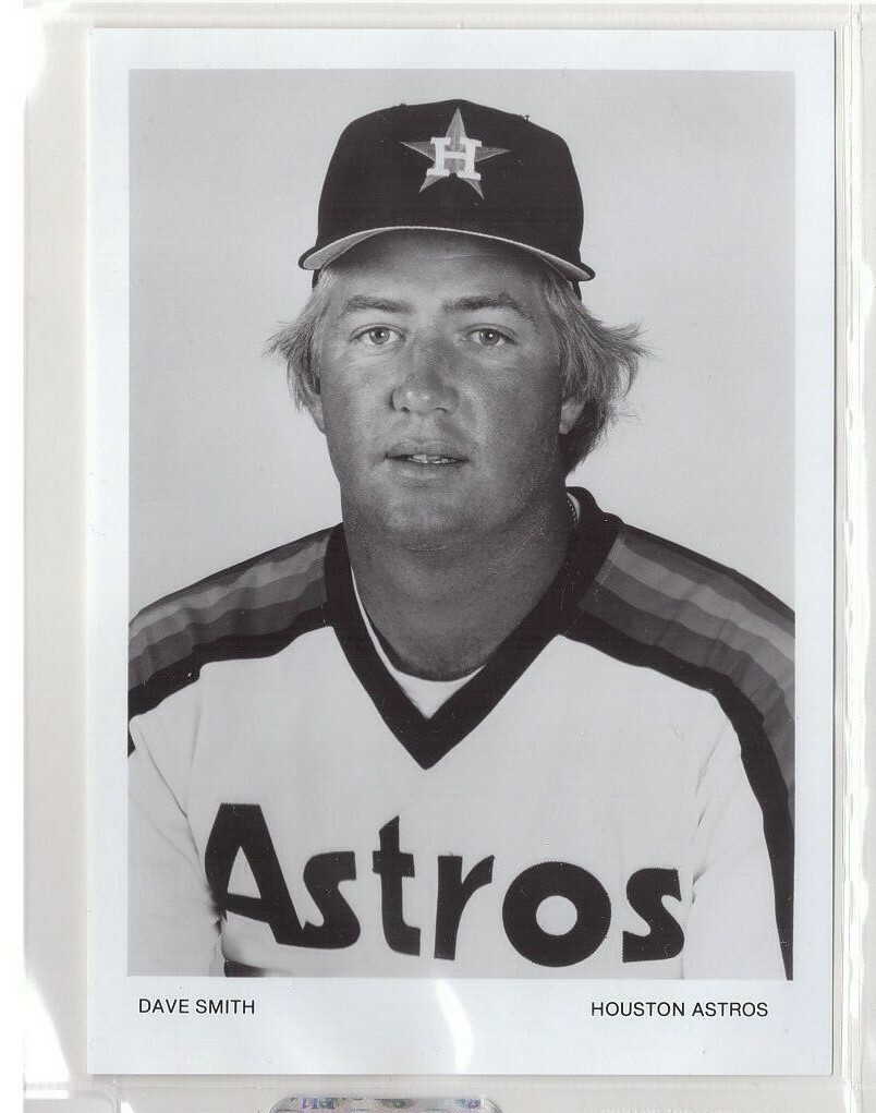 DAVE SMITH GENUINE ORIGINAL 1986 HOUSTON ASTROS TEAM ISSUE 5x7 ...