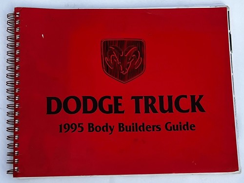 1995 Dodge Truck Body Builders Guide Chrysler Mopar Ram Trucks | eBay