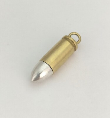 Melusine 925 Sterling Silver 9mm Bullet Screw Locket Pendant Charm ...