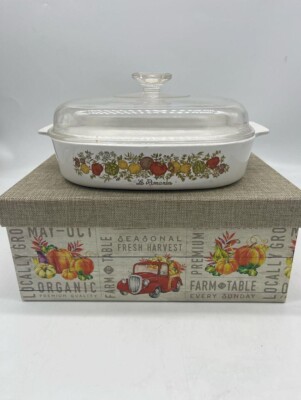 RARE VINT CORNING WARE SPICE OF LIFE Le ROMARIN A-10-B CASSEROLE | eBay