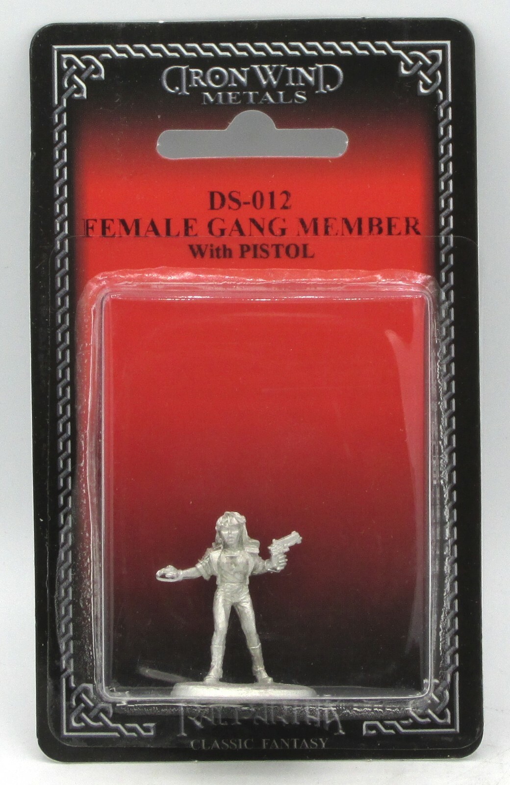 Ral Partha DS-012 Female Gang Member with Pistol (Shadowrun) Cyberpunk ...