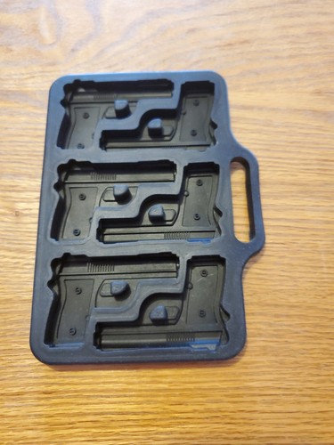 Gun Silicone Mold Pistol 9mm Handgun Colt Guns Ice Cube Chocolate Tray ...
