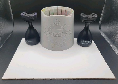Citadel Colour Warhammer Painting pot, 2 x Painting handle and palette ...