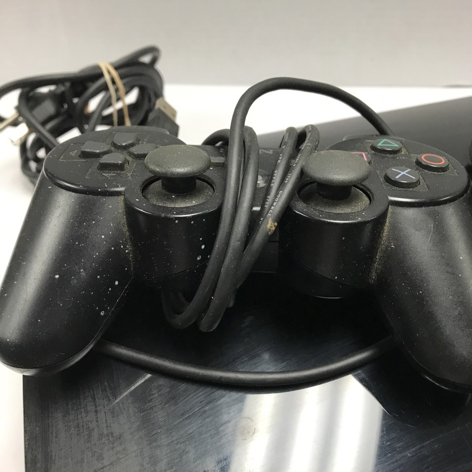 Sony PlayStation 3 PS3 Fat, CECHP01 Console With Controller & Cords ...