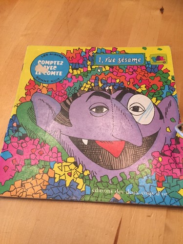 1,RUE SESAME rare livre enfants "Comptez avec le Comte "MUPPETS 1978 | eBay