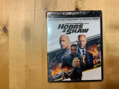 Fast and Furious hobbs and shaw dvdlu ray digital code ultra hd | eBay