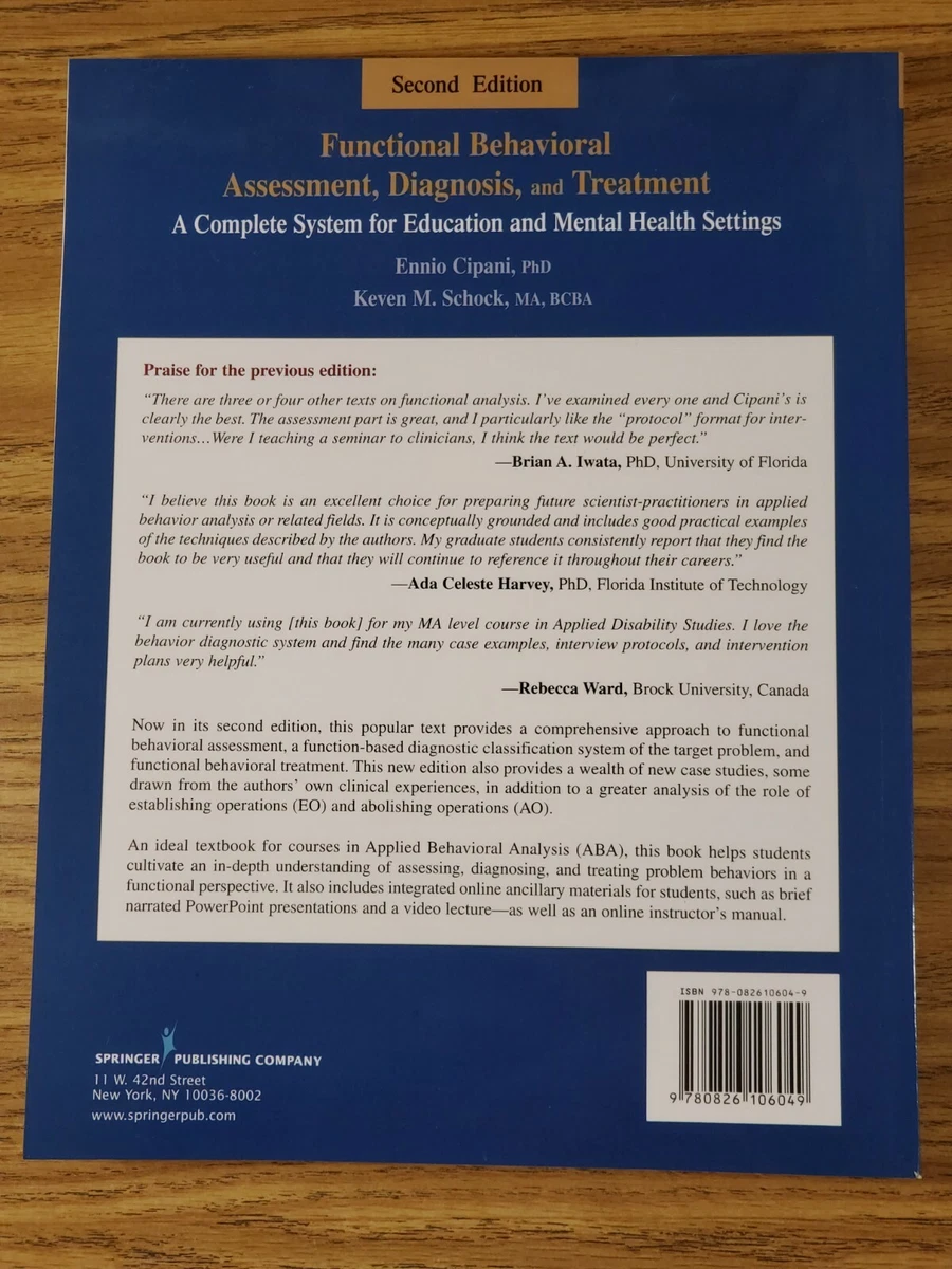 Example Functional Behavior Assessment Papers