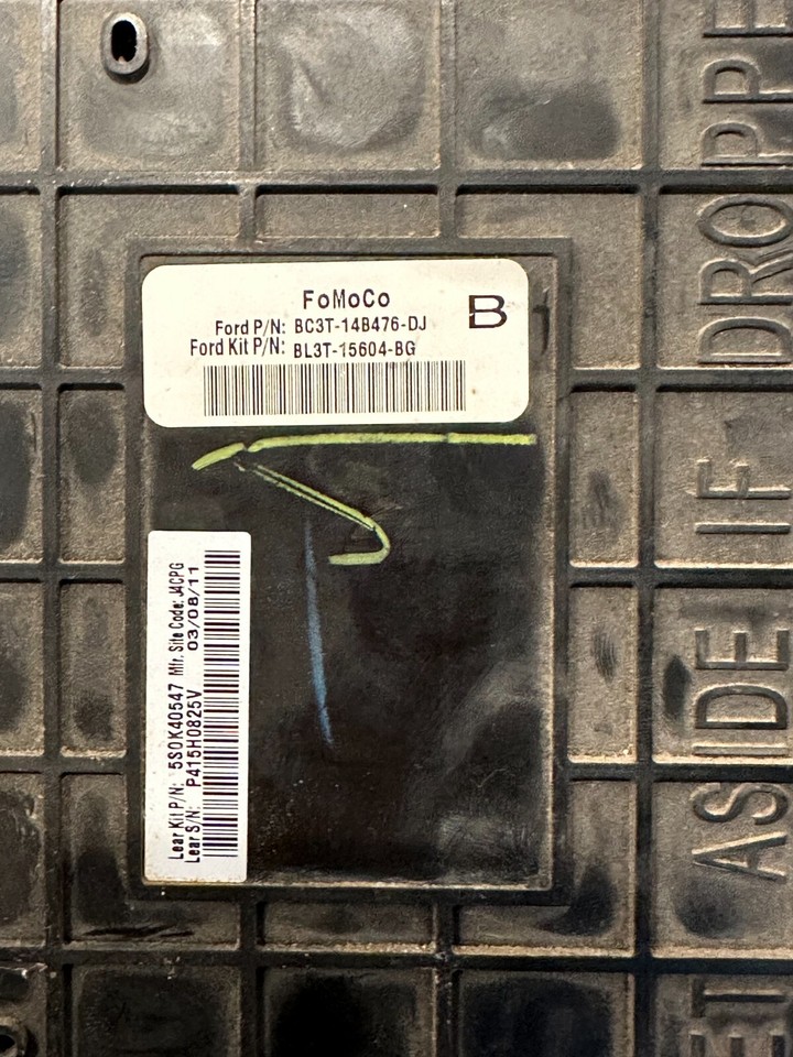 2011-2013 Ford F150 BCM Interior Cabin Fuse Box Junction Relay BC3T ...