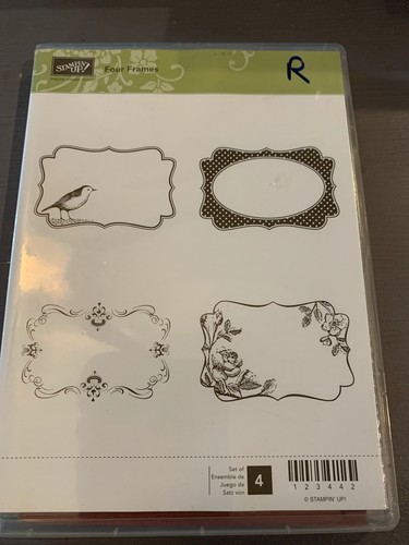 Stampin' Up FOUR FRAMES Stamp Set, Unmounted, Set of 4, Bird Rose ...