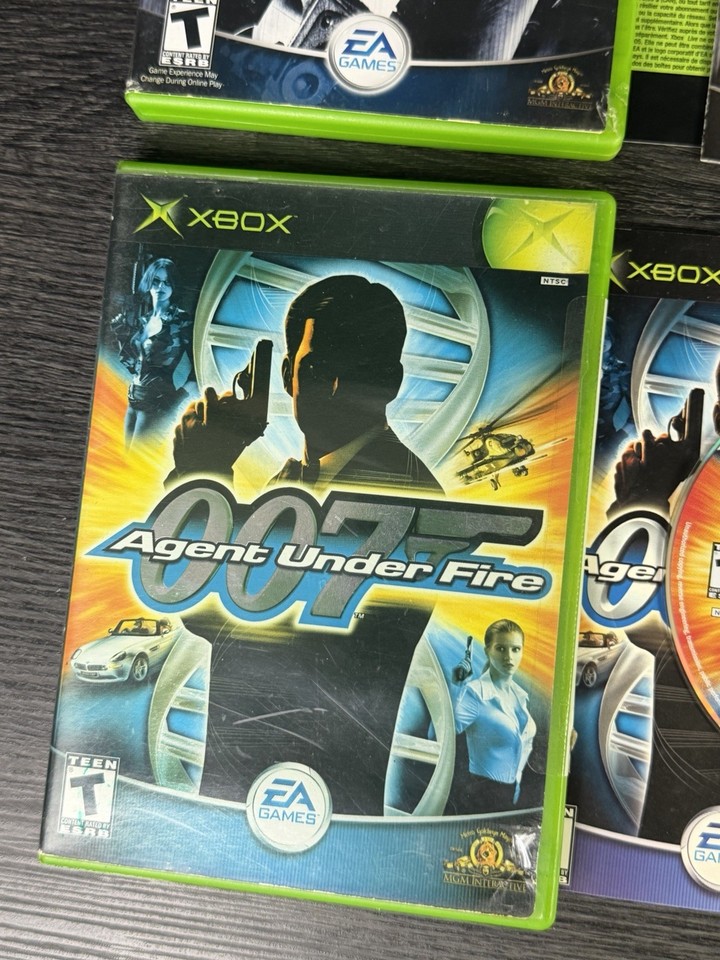 Lot of x4 007 / Goldeneye Original XBOX Game Lot / All CIB and Tested ...