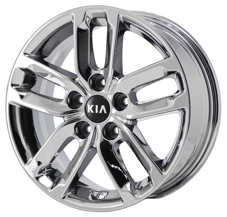16" KIA OPTIMA PVD BRIGHT CHROME WHEELS-C RIMS FACTORY OEM 74637 ...