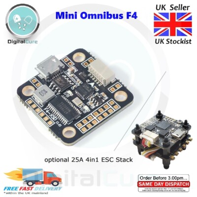 Mini 20mm Omnibus F4 F405 OSD Flight Controller w/wo 25A 4in1 ESC Stack ...