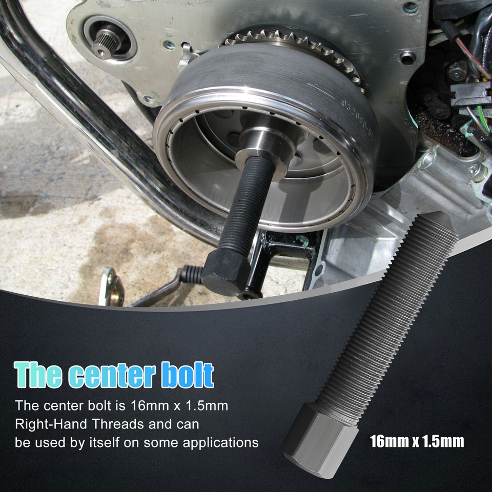 3Way Flywheel Puller Magneto Stator Engine Repair Tool Motorcycle 27mm ...