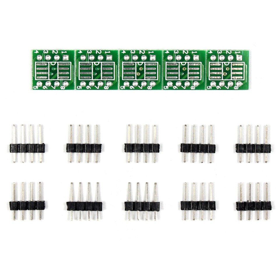 100pcs SOP8 SO8 SOIC8 TO DIP8 Adapter PCB Conveter Board | eBay