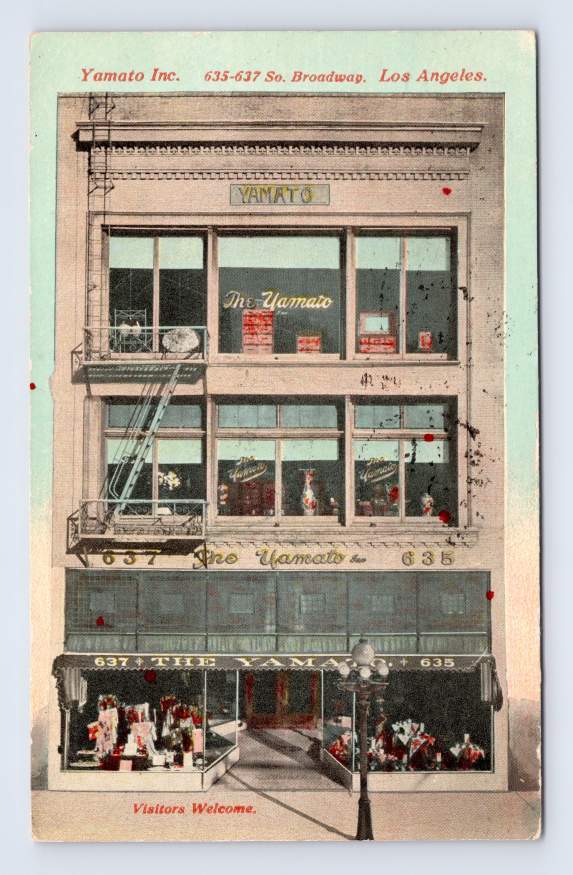 Yamato Japanese-American Store ~ Los Angeles Antique Advertising Postcard 1912 | eBay