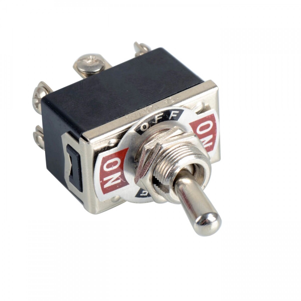 2x DPDT 6-Pin 3-Position On/Off/On Metal Toggle Switch 240V/15A 120V ...