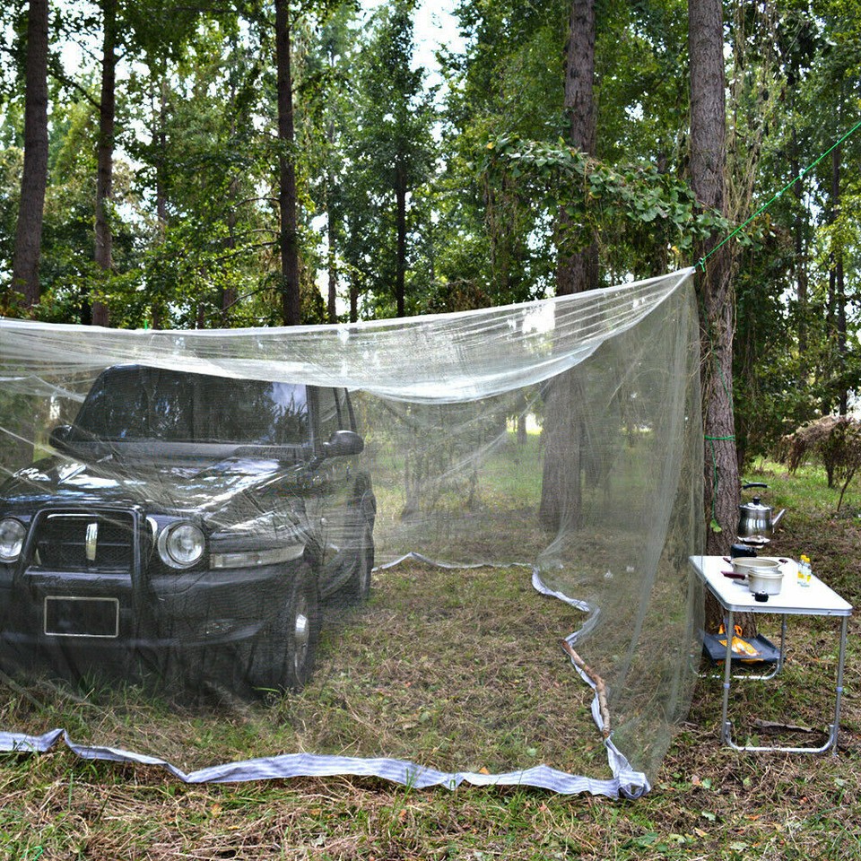 5.6m(18ft) green Extra Large size Mosquito Fly Net Car Netting Outdoor ...