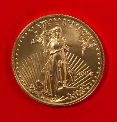 2004 American Gold Eagle 1/10 oz Brilliant Uncirculated - authentic $5 ...