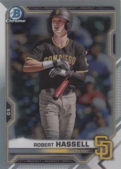 2021 Bowman Draft - Chrome Robert Hassell #BDC-67 Refractor (RC) for sale online | eBay