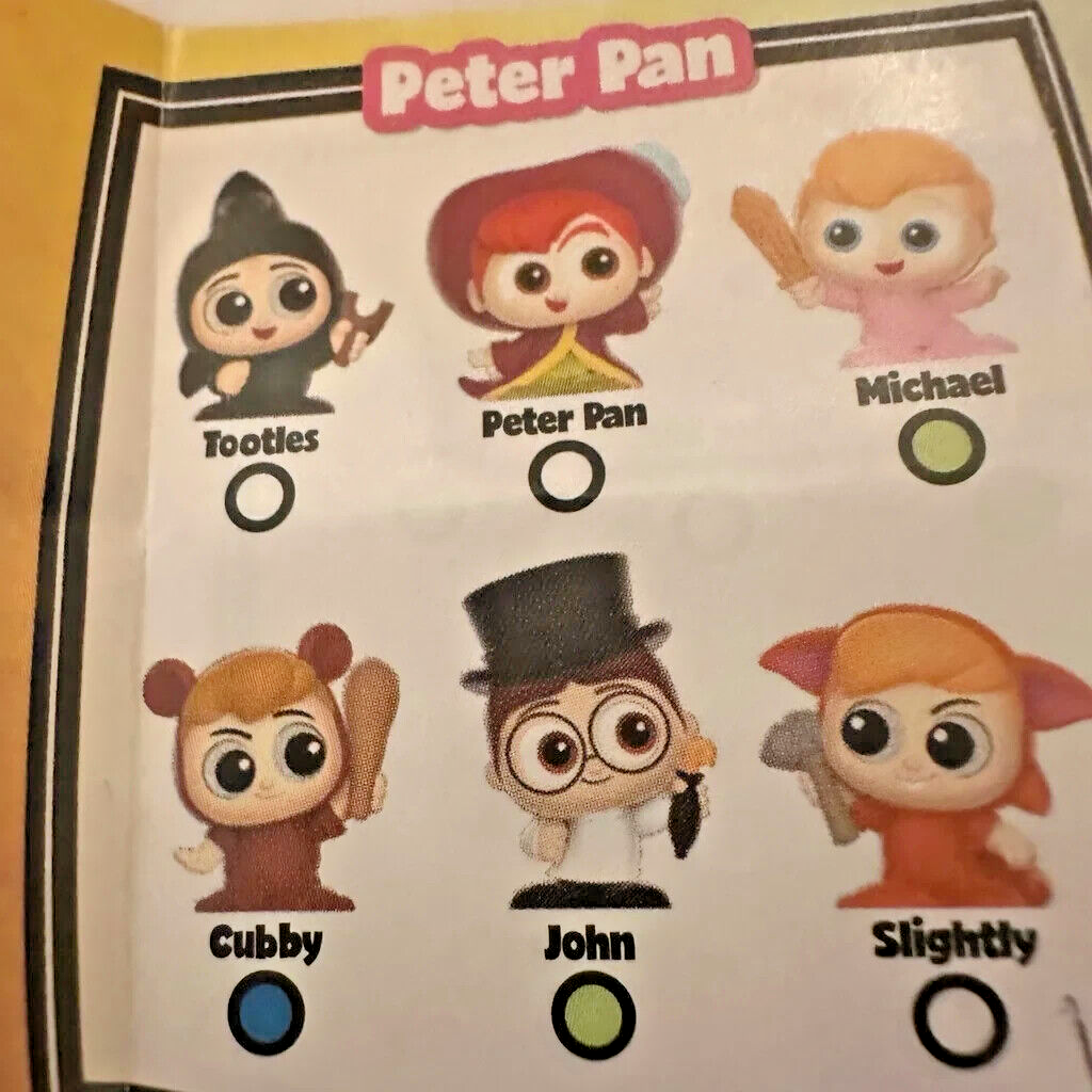 Disney doorables series 11 Technicolor Peter Pan Complete set *NEW ...