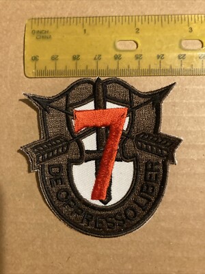 7th Special Forces Oppresso Liber Military Patch Used | eBay