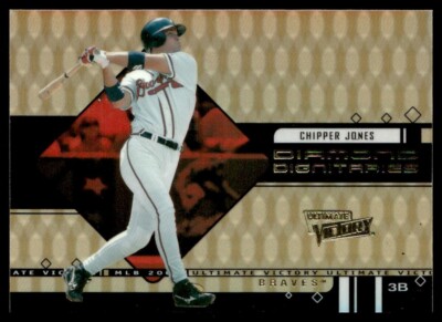 2000 Upper Deck Ultimate Victory Diamond Dignitaries Chipper Jones ...