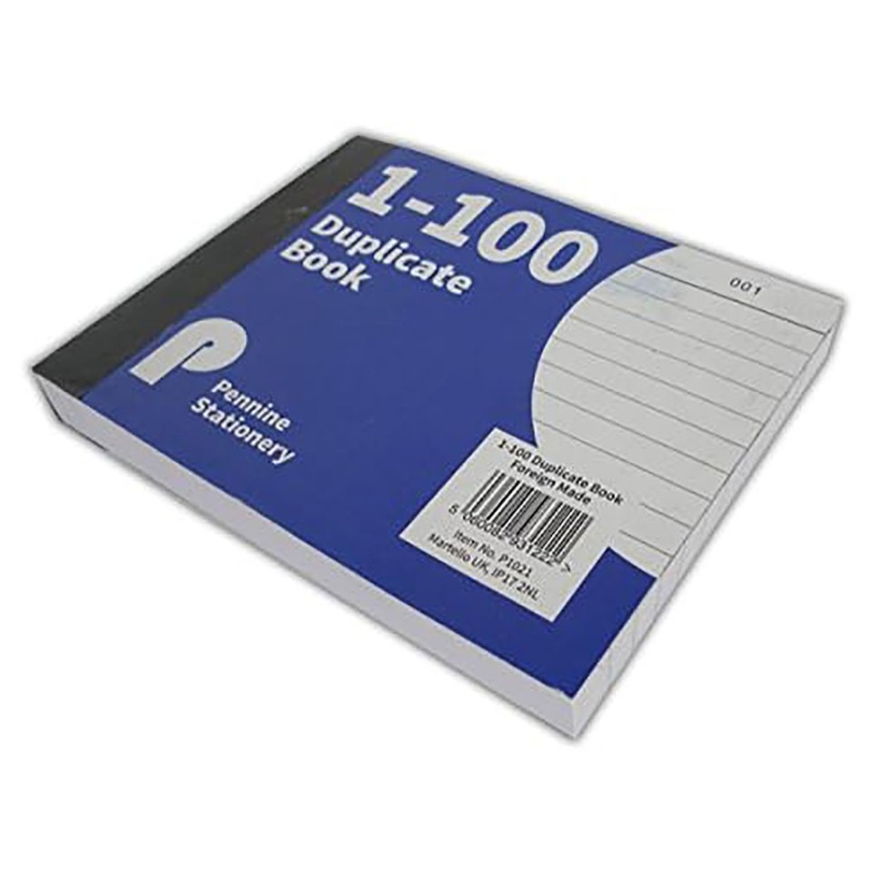 Half Size Duplicate Receipt Book 1-100 Pgs Pad Carbon Invoice For Easy ...