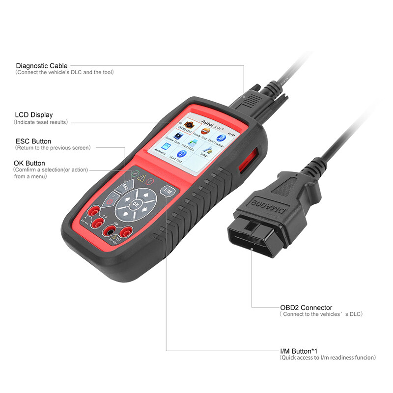 Autel AL539B / AL319 OBD2 Code Reader Car Scanner Diagnostic Tool ...