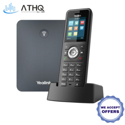 Yealink DECT VOIP Phone W79P Cordless SIP Wireless Handset DECT ...