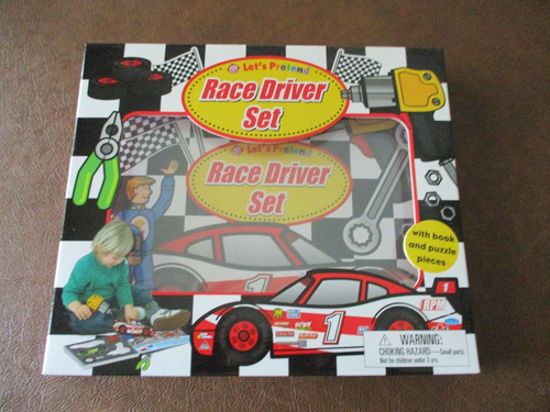 Priddy Books Let's Pretend Race Driver Set Puzzle 15 Piece ~ NEW | eBay