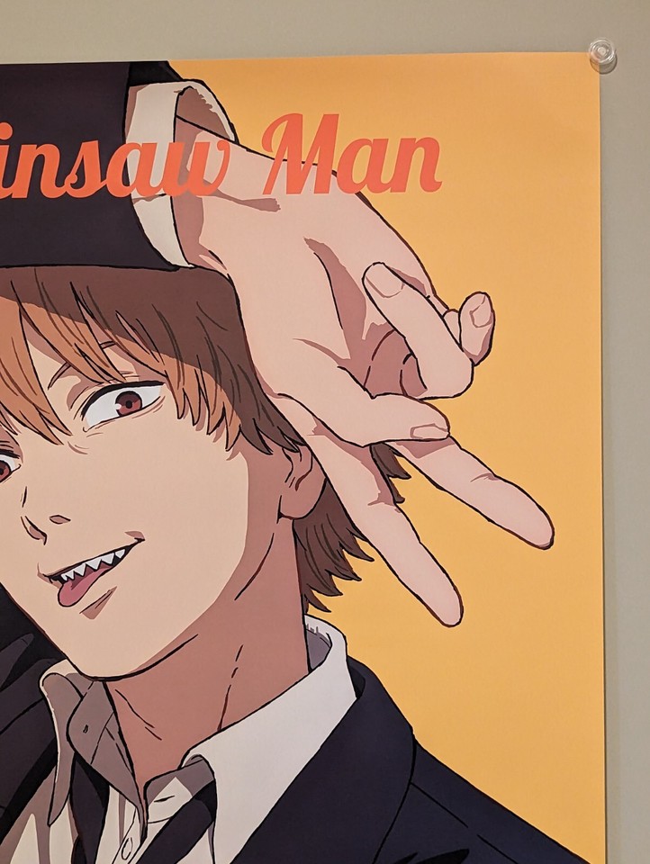 New Denji 2 B2 size Poster Chainsaw Man Exhibition Limited items ...