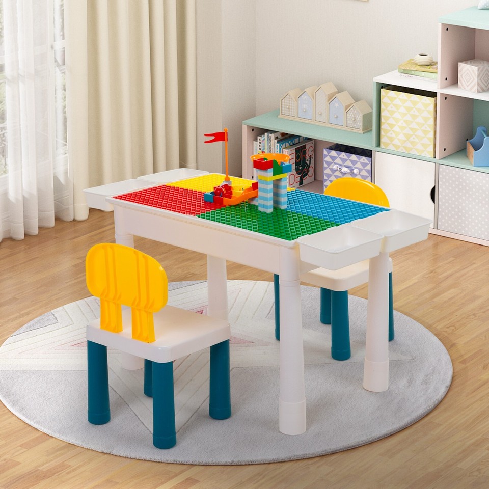 Tobbi Activity Table for Toddlers 3-5, Kids Table and Chair Set ...