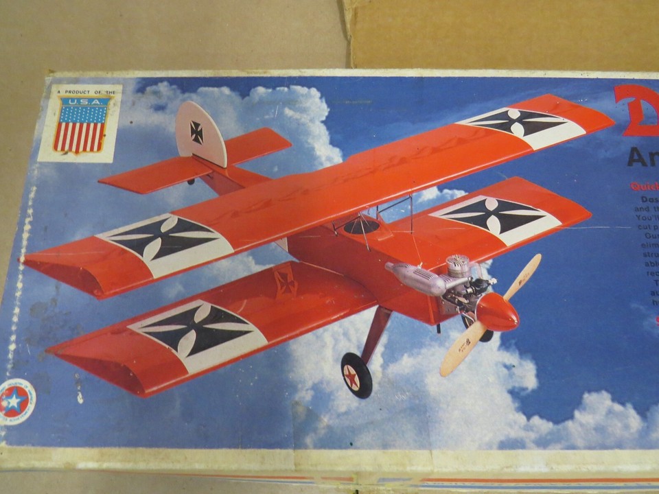 VTG Midwest Das Bipe Stik Biplane Balsa Wood RC Model Airplane NOS | eBay