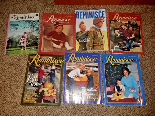 Lot 7 Reminisce Magazine Vintage, Mixed issues 2005-2021. Thicker ...