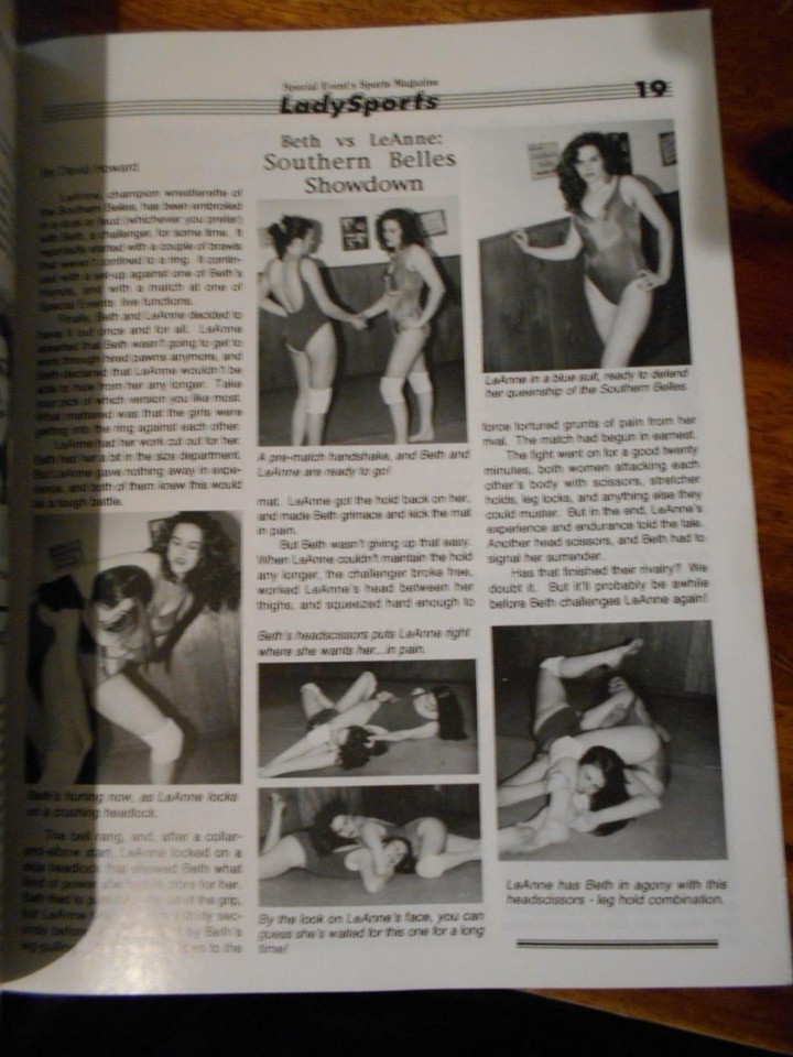 LADYSPORTS #24 female bodybuilding wrestling magazine KC HOUSTON 1998 ...