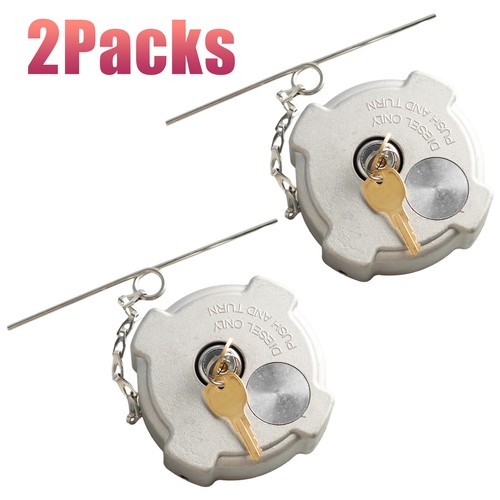 2 Pack Locking Fuel Cap for Freightliner Cascadia 113 125 08-18 Century ...