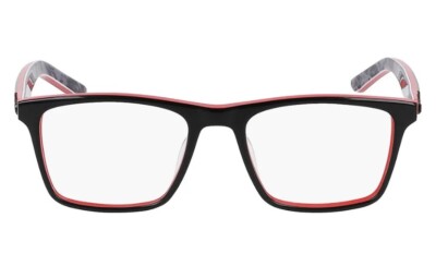 Nike 5548 006 Eyeglasses Kids Black University Red Square 46mm 011 | eBay