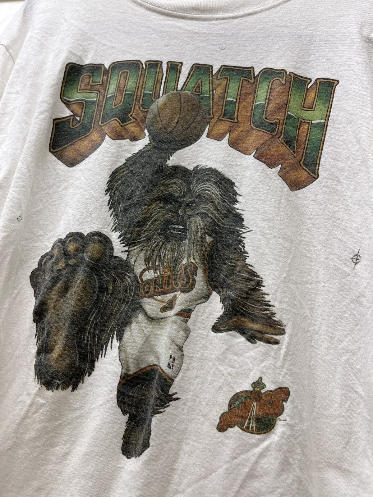 RARE‼️ Vintage Seattle SuperSonics Squatch Shirt - Gem