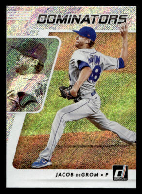 2021 Donruss #DOM2 Jacob deGrom Dominators Rapture card | eBay