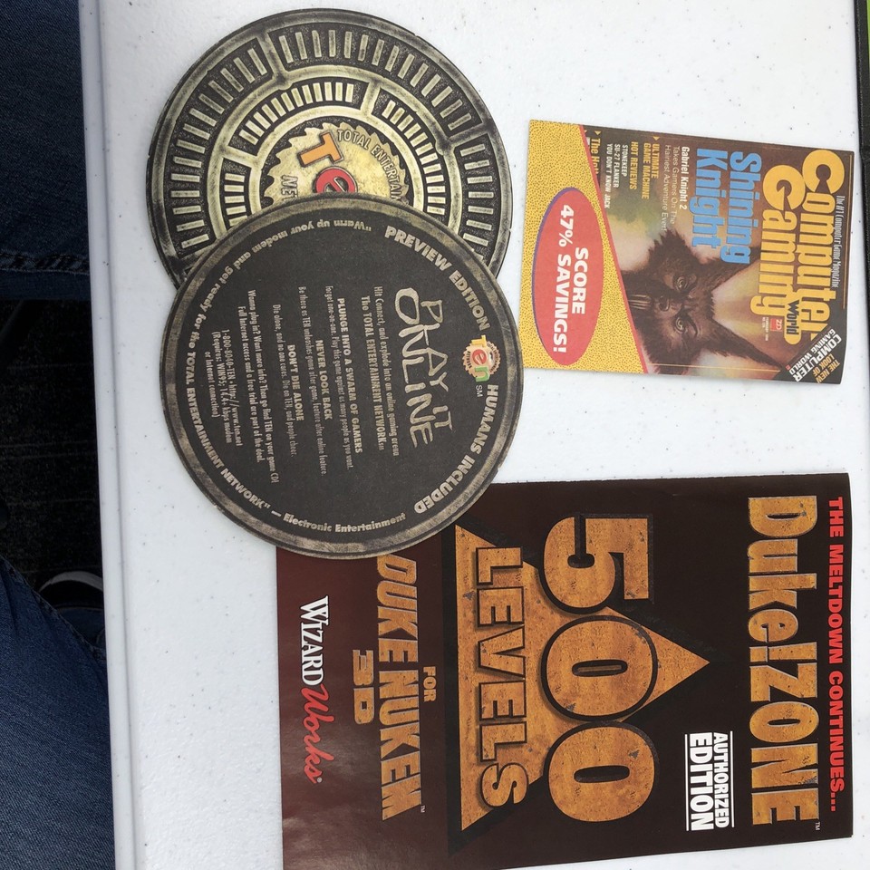 J4 Duke Nukem 3D (PC, 1996) Big Box 3D Realms - Inserts | eBay