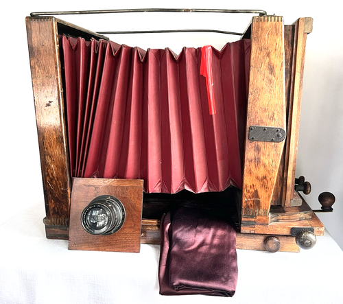 Antique Graflex Century Master Studio Camera w/ Iflex Optical Co. Lens ...