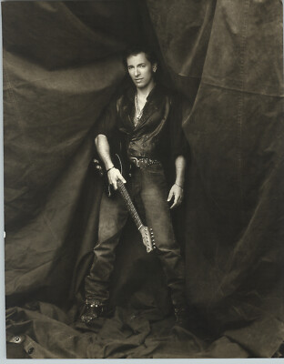 1992 Bruce Springsteen Cool Look Large Art Photo Photogravure Herb ...